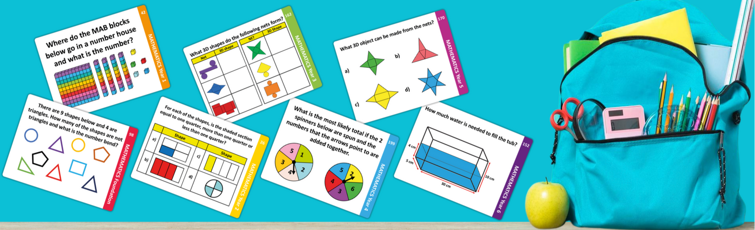 Maths flash cards primary school education Australia – Get Ahead Flash ...